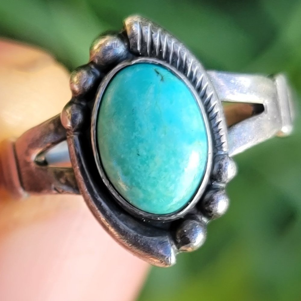Absolutely Stunning Native American Ocean Blue Turquo… - Gem
